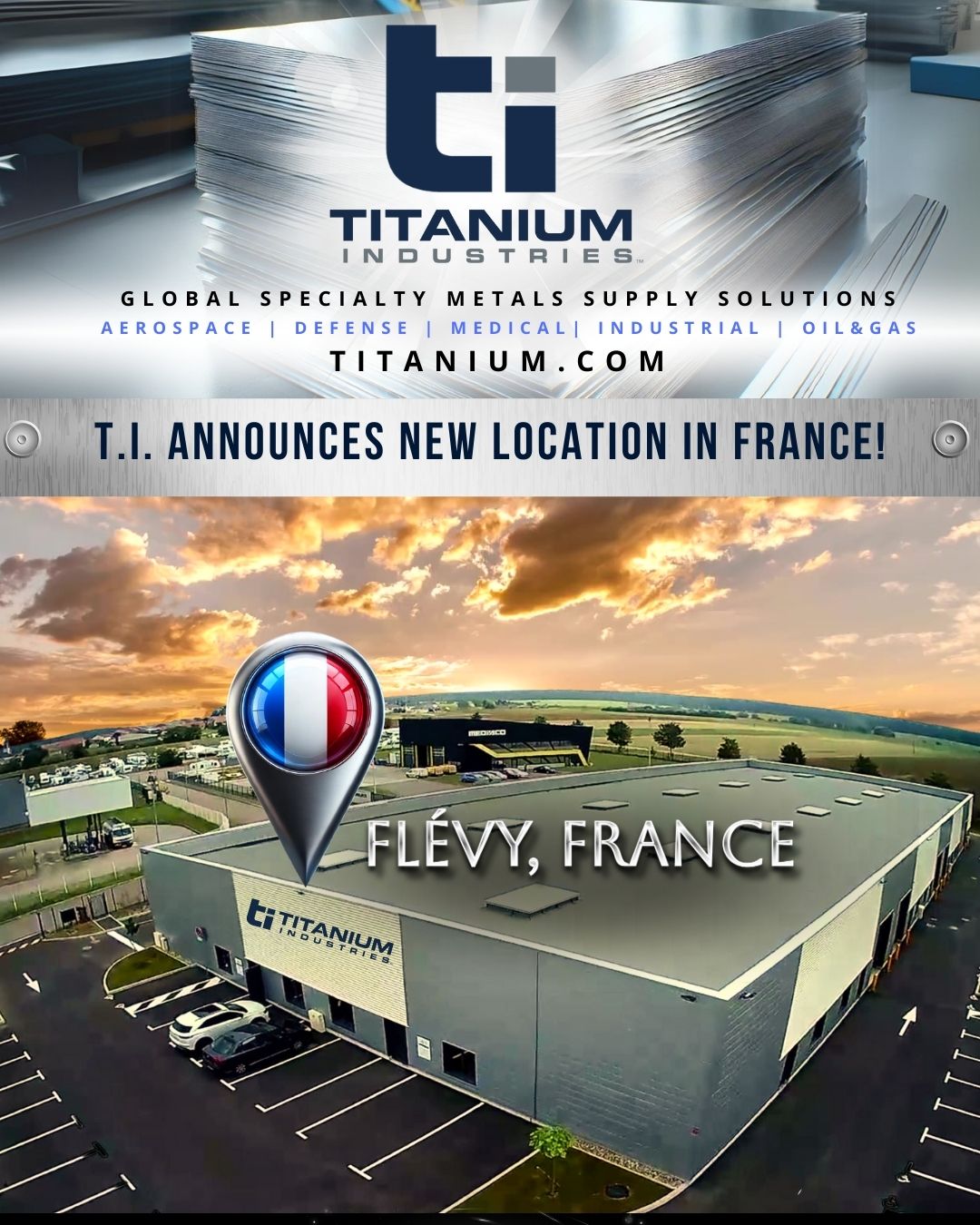 2024 Exciting Growth: Titanium Industries Expands in Flévy, France ...