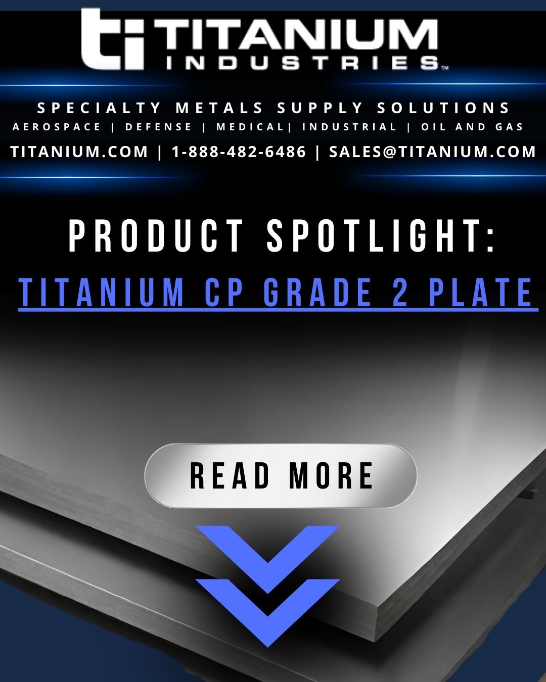 Titanium Industries Highlights Titanium CP Grade 2 Plate for Critical ...